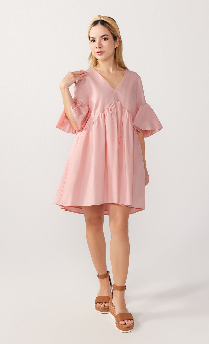 Vee Mini Pink Dress - Vye the label | Style Society Marketplace